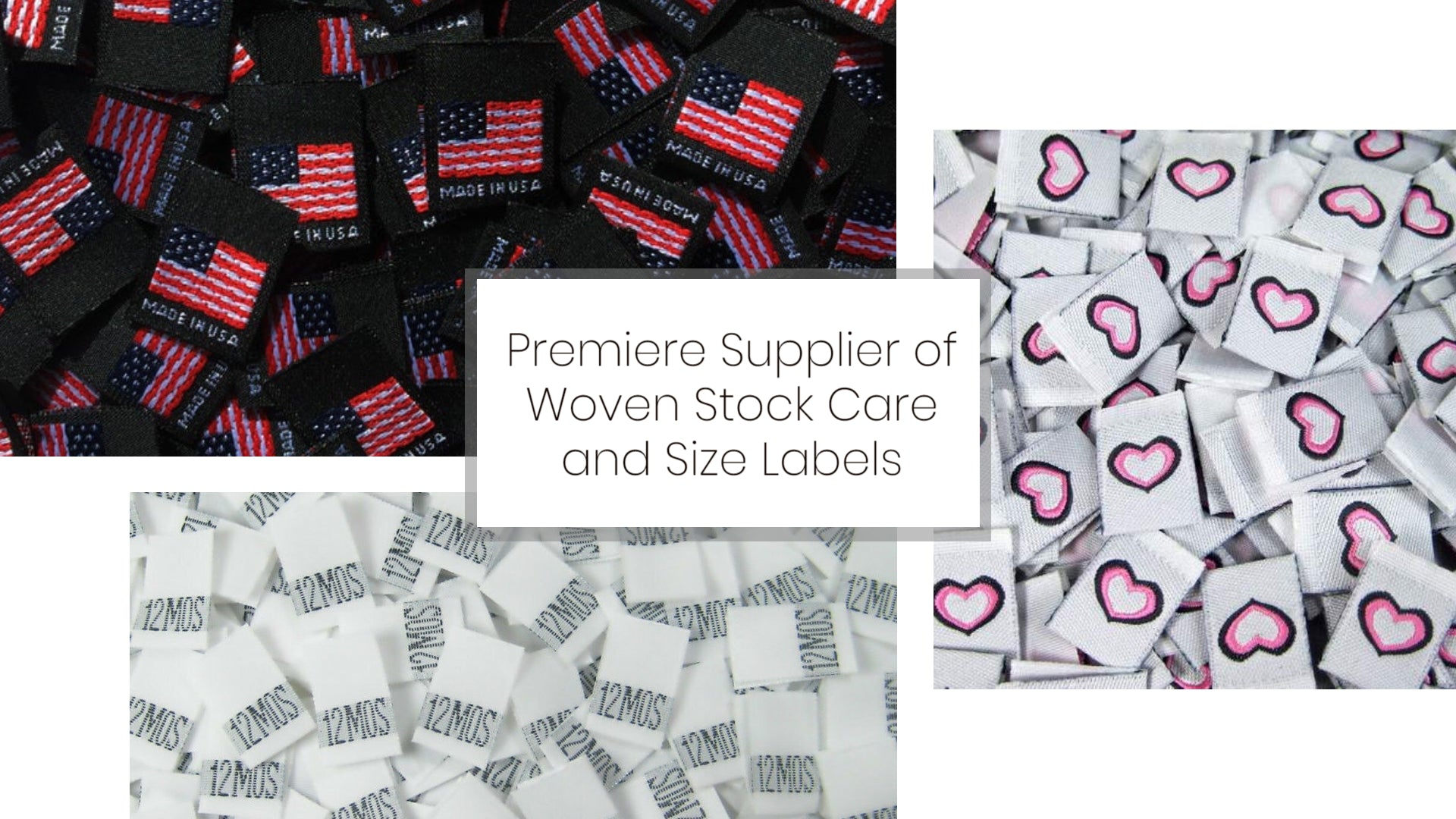 Sean Label: Stock Woven Made In USA Clothing Labels & Custom Tags ...